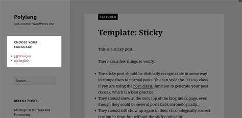 Malohaxx Blogg Se Polylang Language Switcher Examples