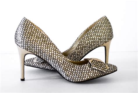 Womens Ruby Shoo Gold Jenna Pumps Shoes Size 75 5 Uk 38 Eu Ebay