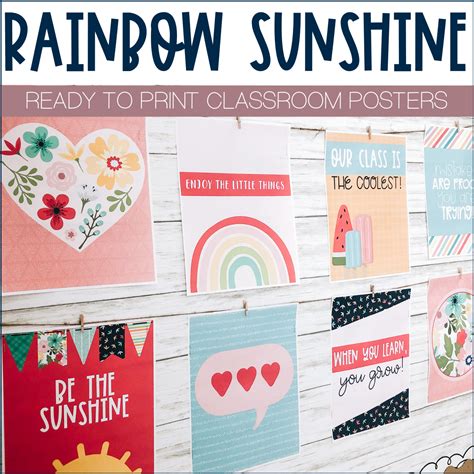 Rainbow Posters — Stephanie Nash A Touch Of Class Teaching