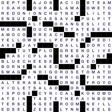 Wsj Crossword Answers January 31 2026 Wsj Crossword
