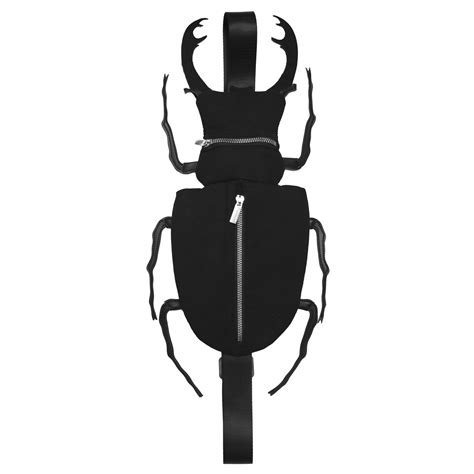 Red Flies ~ Black Beetle Bag