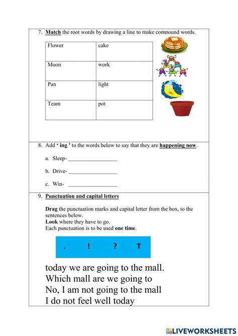 Infant 2 Gramm Free Interactive Worksheets 4870718