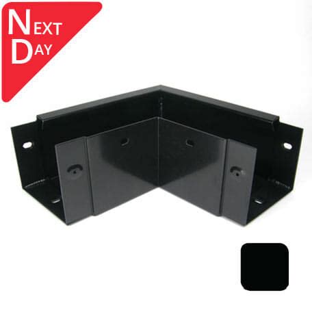 125x100mm Aluminium Box Gutter 90 Degree Internal Gutter Angle Ral 9