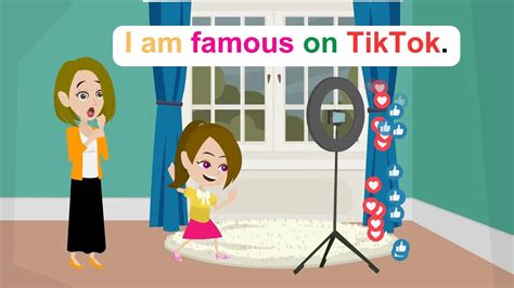 Ella Is A Tiktoker Comedy Animated Story Ella English Youtube