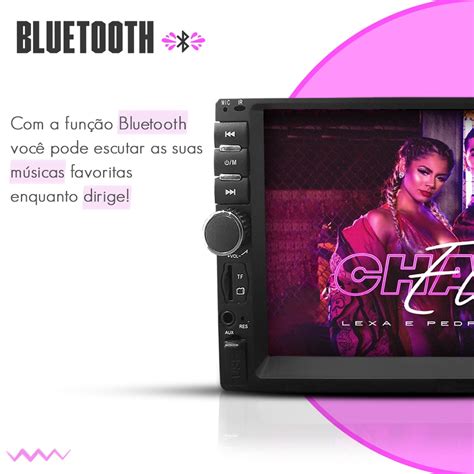 Central Multimídia Universal 2 Din Mp5 Bt Espelha Chevrolet Shopee Brasil