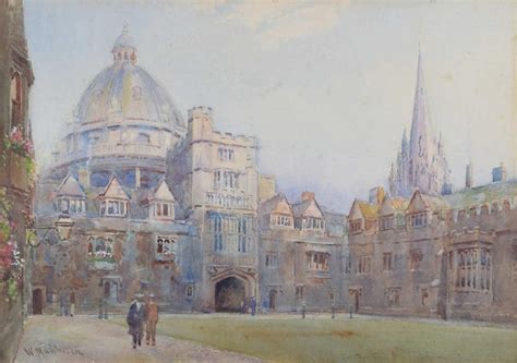 William Matthison William Matthison Brasenose College Oxford Watercolour For Sale At 1stdibs