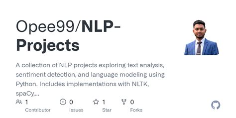 Github Opee99nlp Projects A Collection Of Nlp Projects Exploring