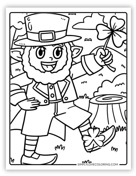 19 Leprechaun Coloring Pages Free Pdf Printables Simply Love Coloring
