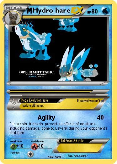 Pokémon Hydro Hare 1 1 Agility My Pokemon Card