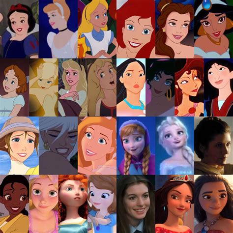 Famous Female Cartoon Characters Disney