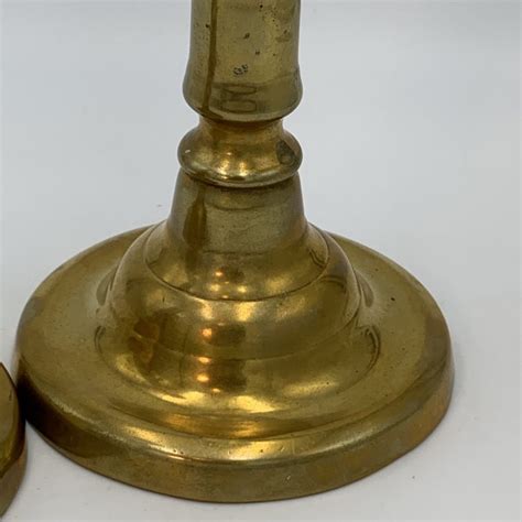 Brass Push Up Candlesticks Becks Antiques And Books