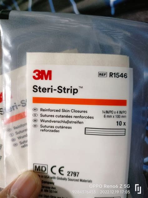 Steri Strips Health And Nutrition Assistive And Rehabilatory Aids Other Assistive Aids On Carousell