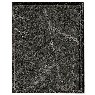 8 X 10 Inch Black Simulated Marble Wood Plaque Board
