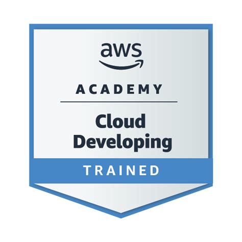 Aws Academy Graduate Cloud Developing Training Badge Credly