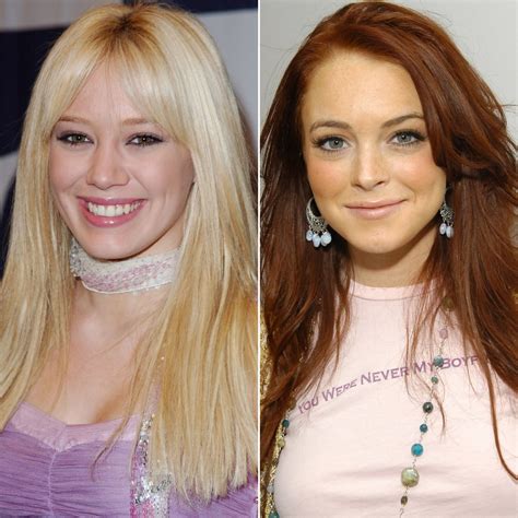 Hilary Duff And Lindsay Lohans Feud Popsugar Celebrity