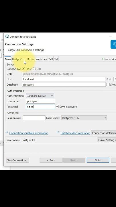 How To Connect Postgresql Server Using Dbeaver Tool Best Postgresql Tutorial Shorts Youtube