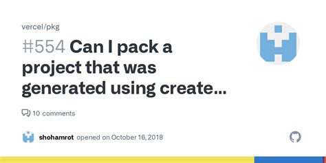 Can I Pack A Project That Was Generated Using Create React App · Issue
