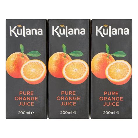 Kulana Orange Cartons 200ml X 27 Wds Group