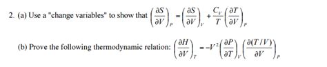 Use A Change Variables To Show That Partial Chegg