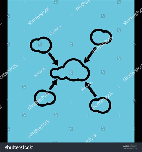 Cloud Graph Illustration Stock Illustration 448399039 Shutterstock
