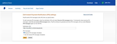 How To Enable IPN For Paypal Pro