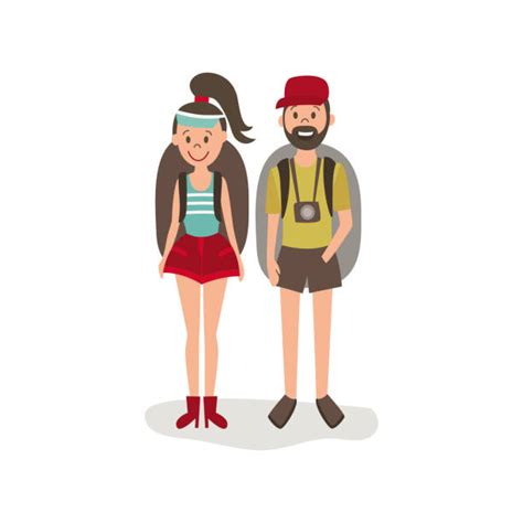 Female Hitchhiker Cartoon Illustrations Royalty Free Vector Graphics
