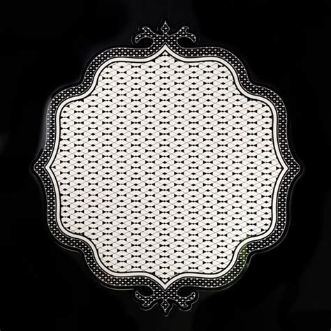 Vesta Home Set 2 Pezzi Sottopiatti In Plexiglass Dal Design Moderno Ed