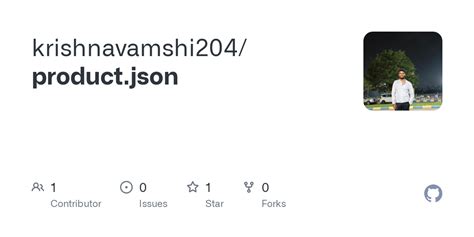 Github Krishnavamshi204productjson Github Krishnavamshi204productjson