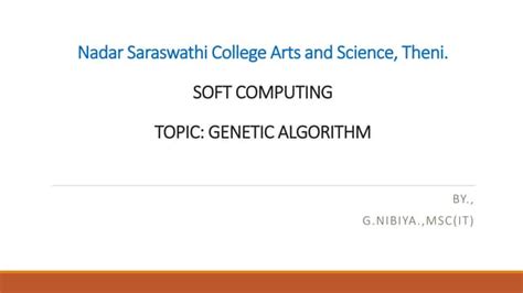 Soft Computingpptx