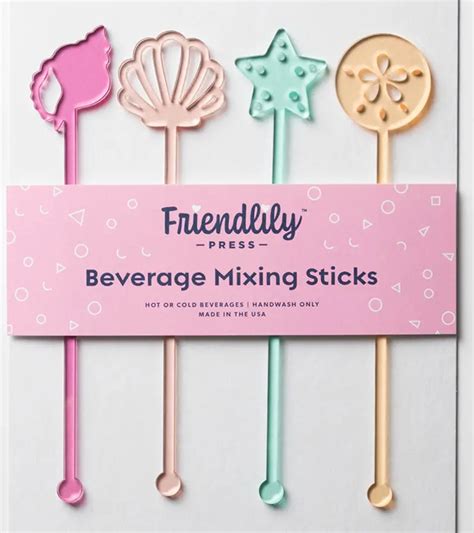 Seashell Drink Stirrer Set Sativa
