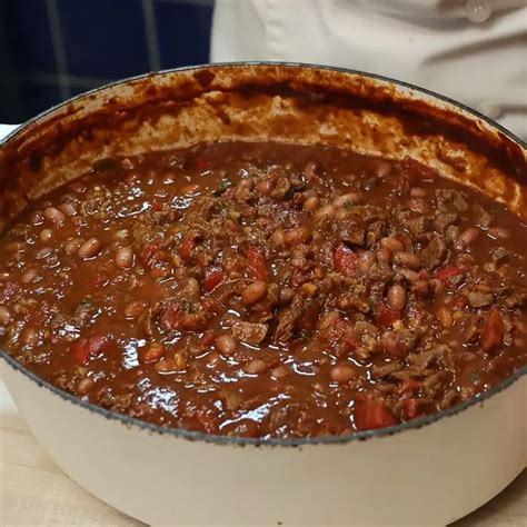 Authentic Homemade Chili Con Carne With Beef And Beans Chef Dumas