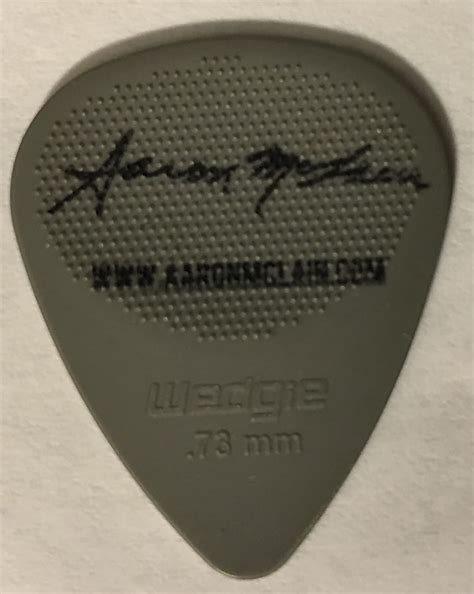 Air Supply Guitar Pick From Aaron Mcclain On The 2014 Tour Pickbay