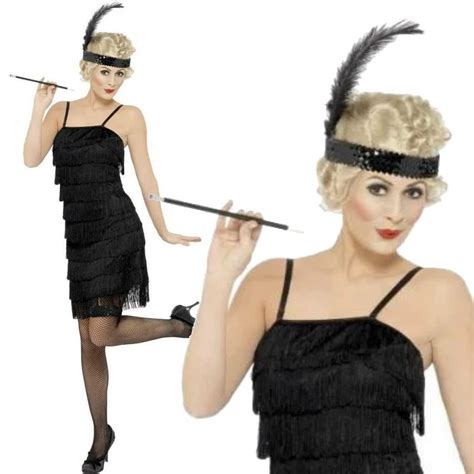 1920s Fringe Flapper Costume By Smiffys 33451 Karnival Costumes