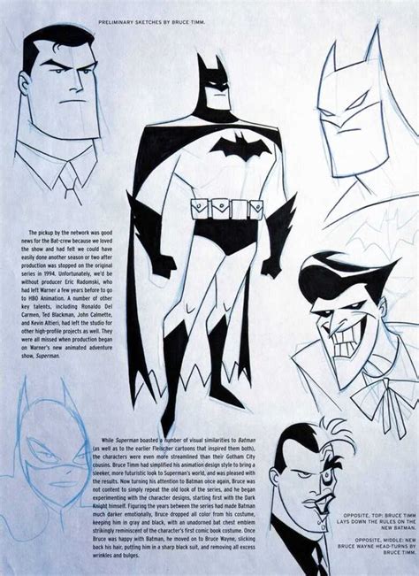 Batman Animated Bruce Timm Batman Art The New Batman Adventures Art