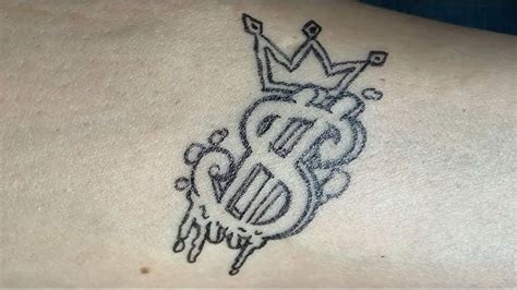 Money Sign Tattoo Design