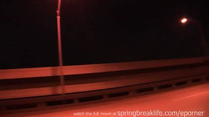Naked On A Bridge With Big Boobs