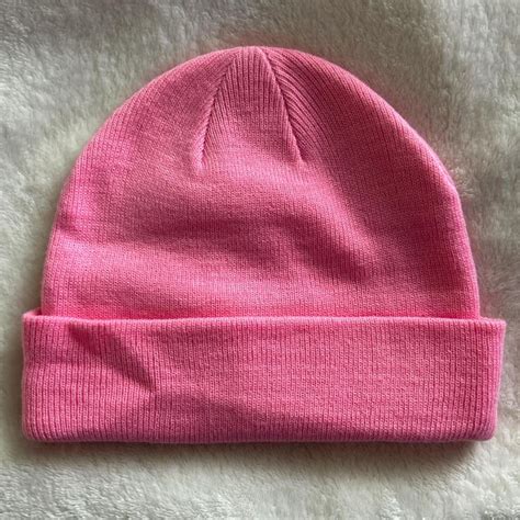 Depop Womens Hat 800 Pink Beanies Pink Hats For Women