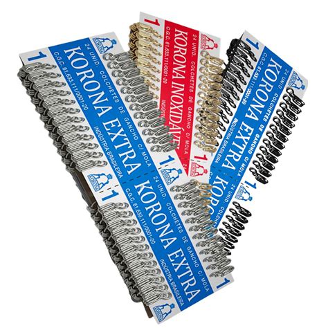 Colchete Gancho Korona N1 Maluli Armarinhos Maluli Armarinhos