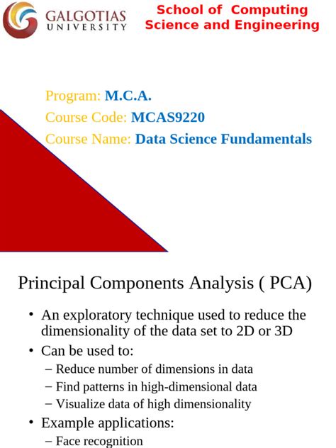Pca Pdf Principal Component Analysis Algorithms