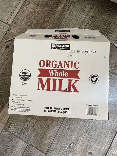 Costco Organic Milk Costco Kirkland Signature Organic Reduced Fat