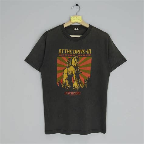 Vintage At The Drive In Atencion Band Rock Promo Music T Shirt Size M