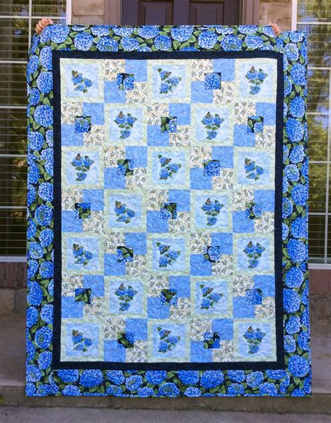 The Flemings Nine Hydrangea Quilt