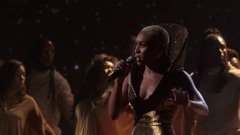 Cynthia Erivo Stand Up Live At Oscars 2020 Youtube