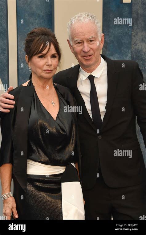 Los Angeles Mar 12 Patty Smyth John Mcenroe At The 2023 Vanity Fair