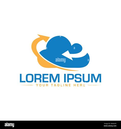 Cloud Logo Design Cloud Tech Logo Design Stock Vector Image And Art Alamy