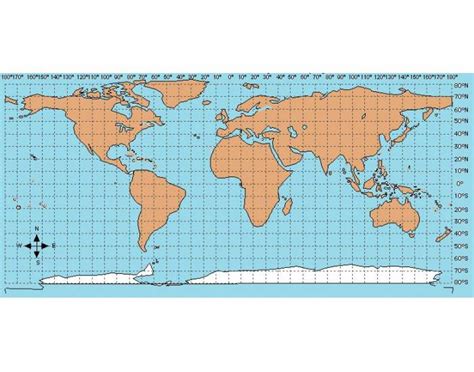 Printable World Map With Coordinates