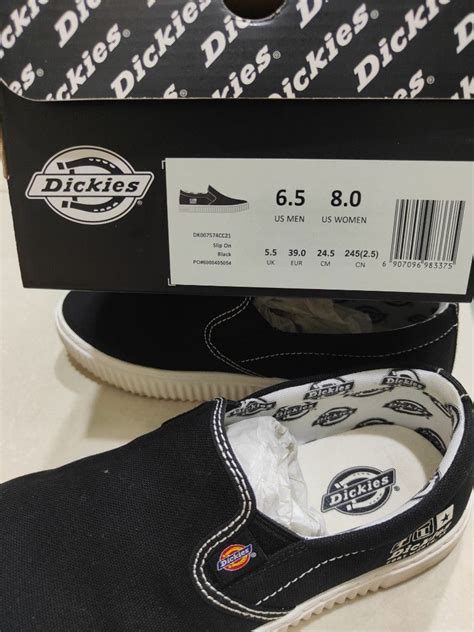 Dickies Slip On In Black Mens Fashion Footwear Sneakers On Carousell