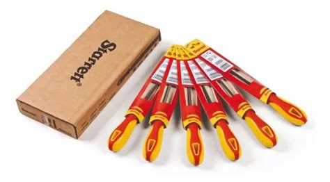 Kit Lima Enxada N08 Starret Para Afiação Com Cabo C06 Frete Grátis