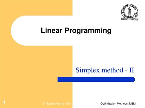 PPT Linear Programming PowerPoint Presentation Free Download ID