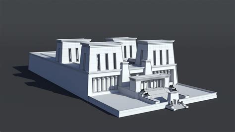 3d Photorealistic Palace Of Pi Ramesses Model Turbosquid 2267003